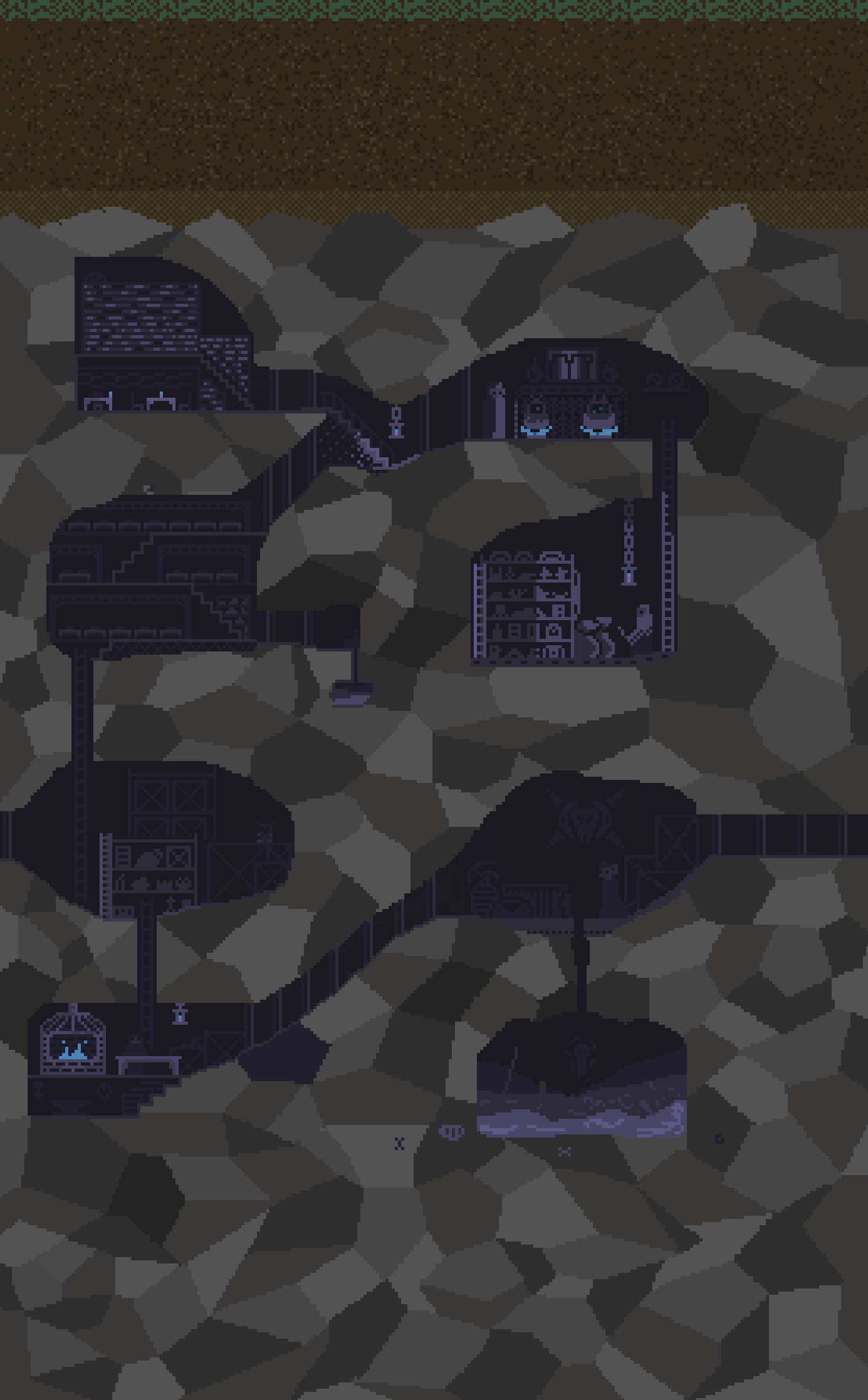 ArtStation - Medieval Bunker Pixelart - Qwiskyy