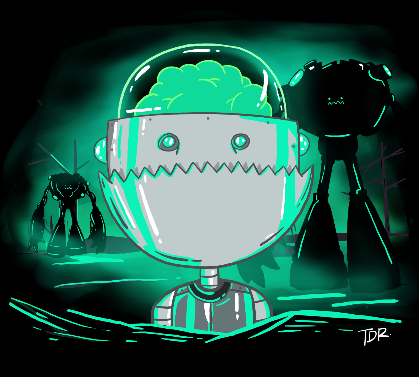 Mr.Tender - Robotronics VS the machines for evil