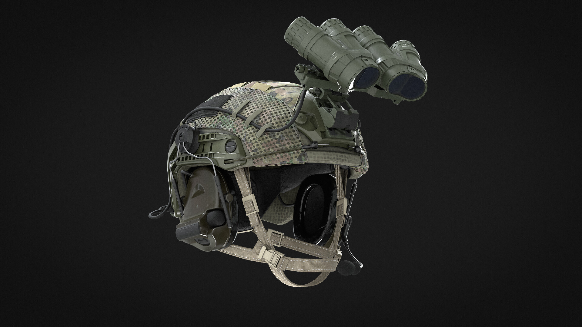 ArtStation - GPNVG-18 & Helmet