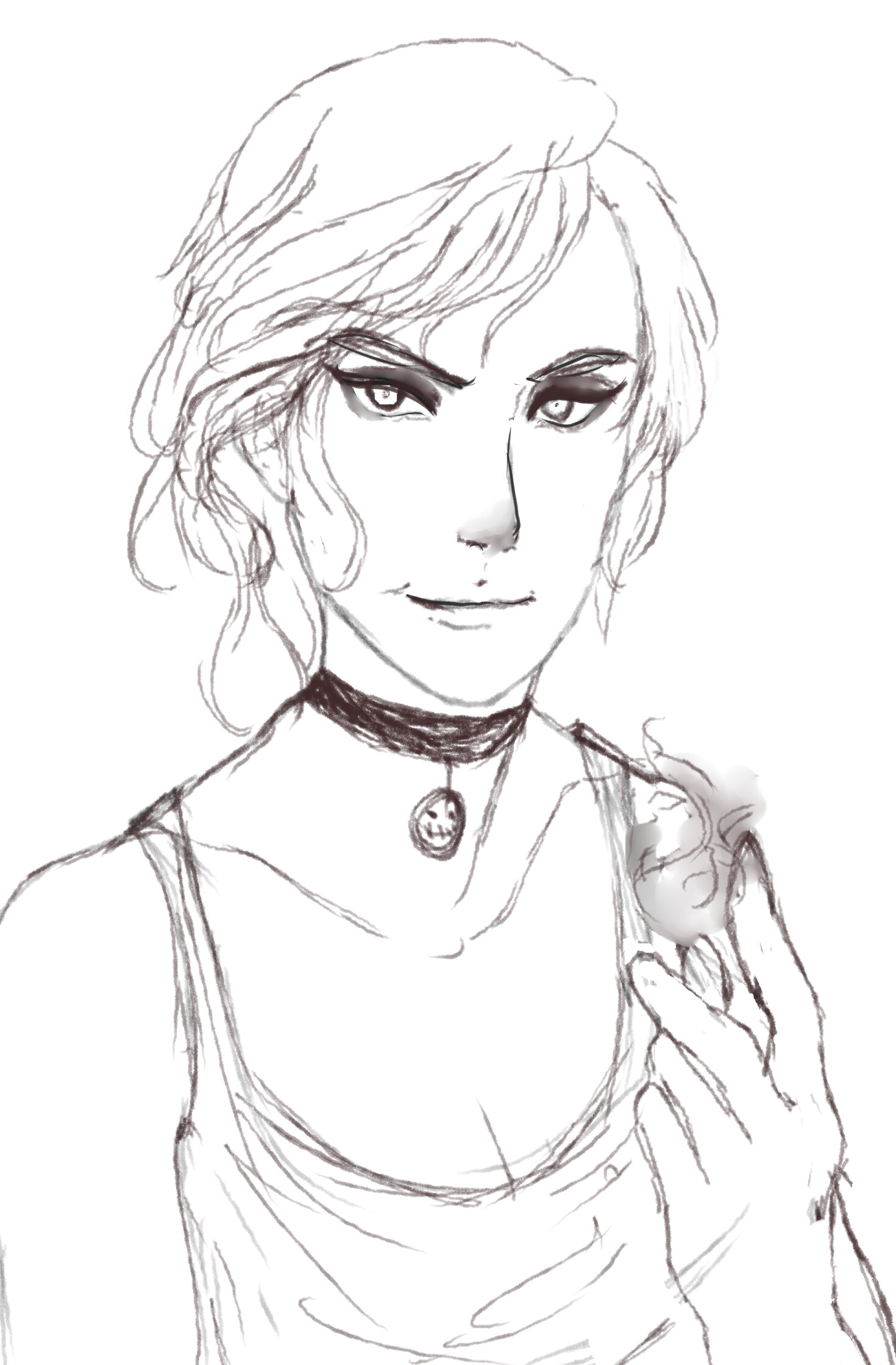 ArtStation - Fire babe