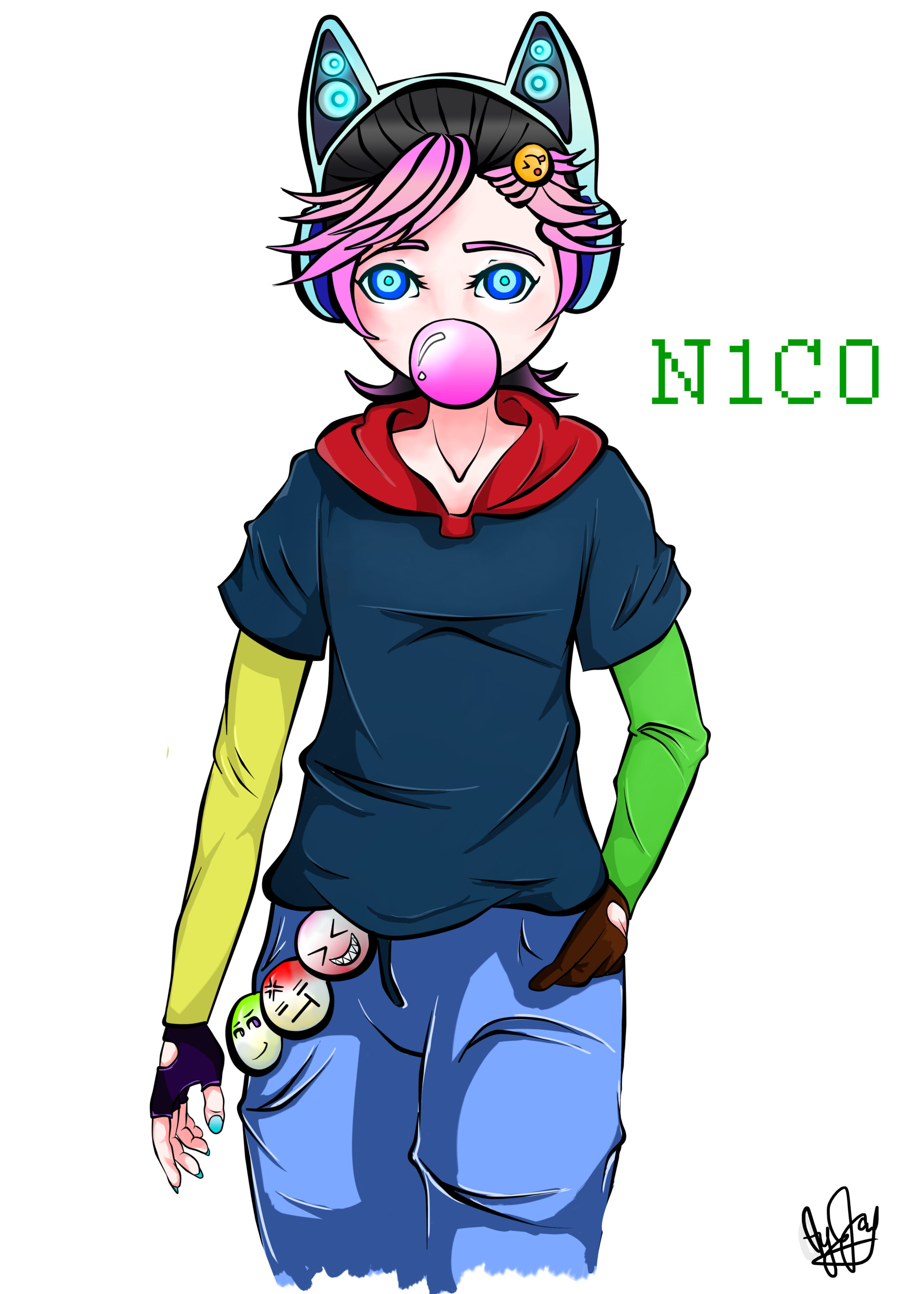 ArtStation - OC - N.I.C.O. (png)