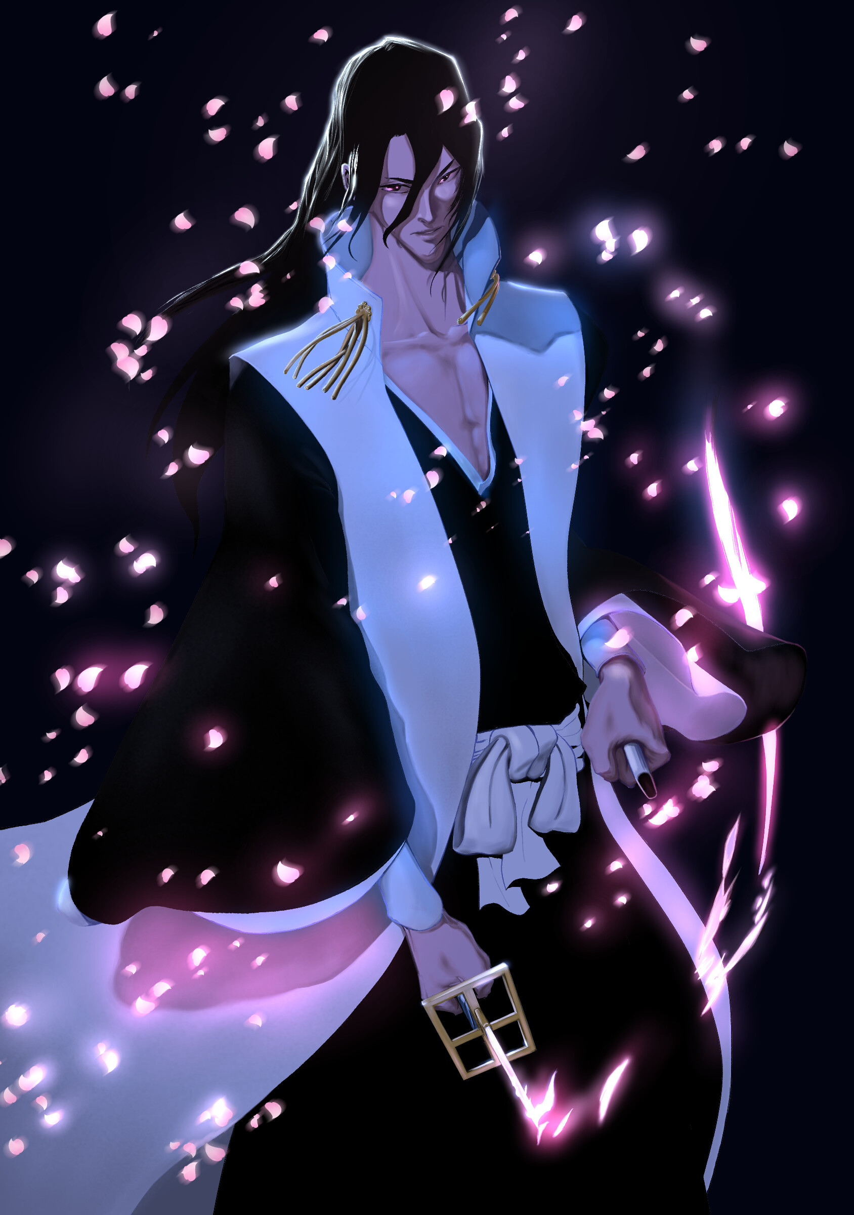 Byakuya Kuchiki Senbonzakura Face