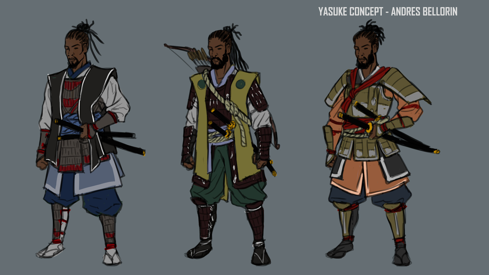 Andres Bellorin - Yasuke concept