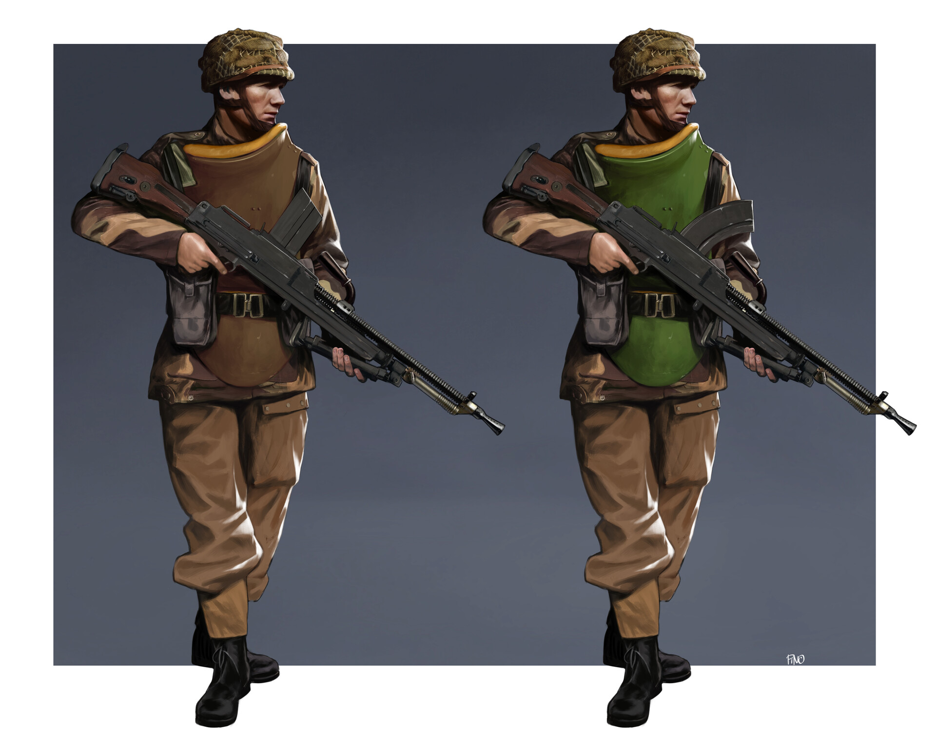 ArtStation - Soldier Uniform concept