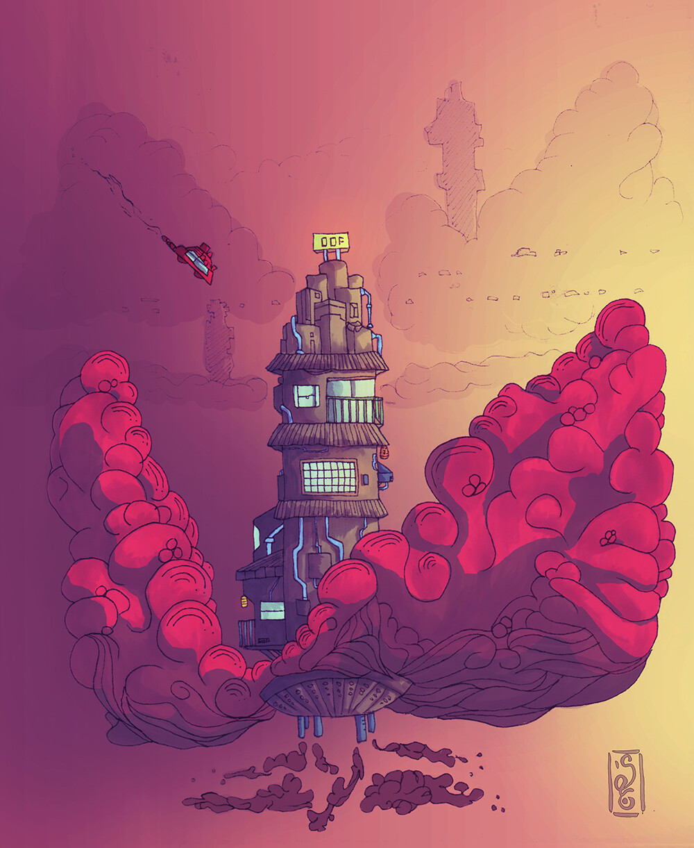 ArtStation - Soaring Agoras: Oof!