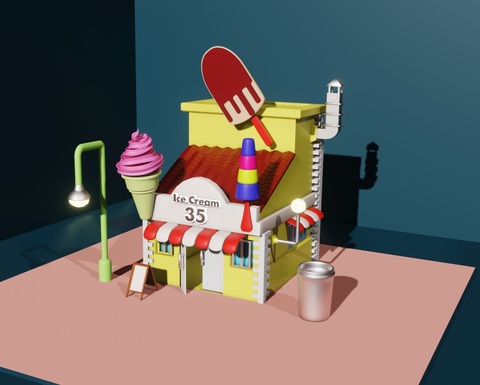 ArtStation - shop Ice cream