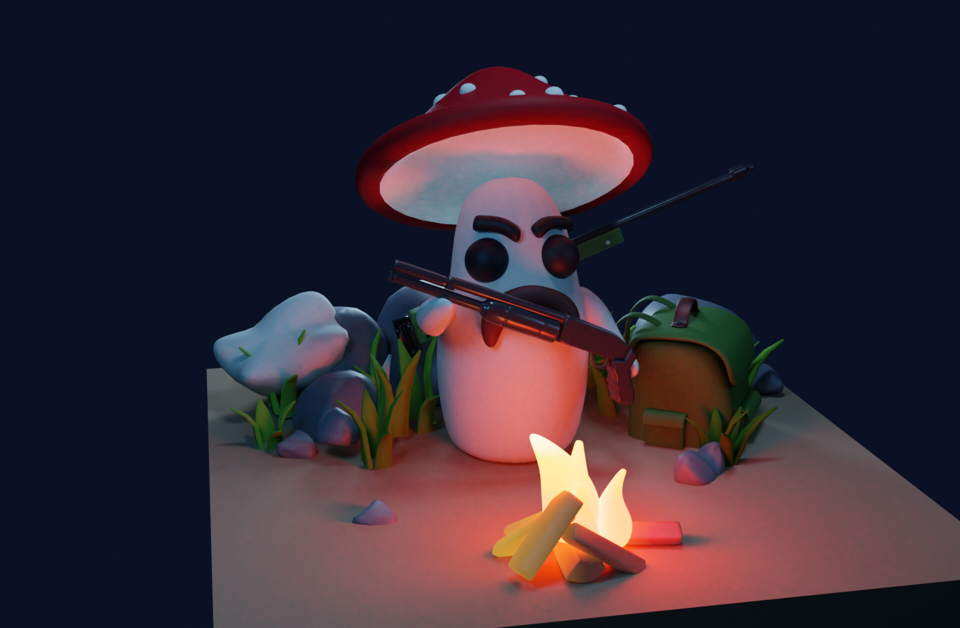 ArtStation - mushroom man
