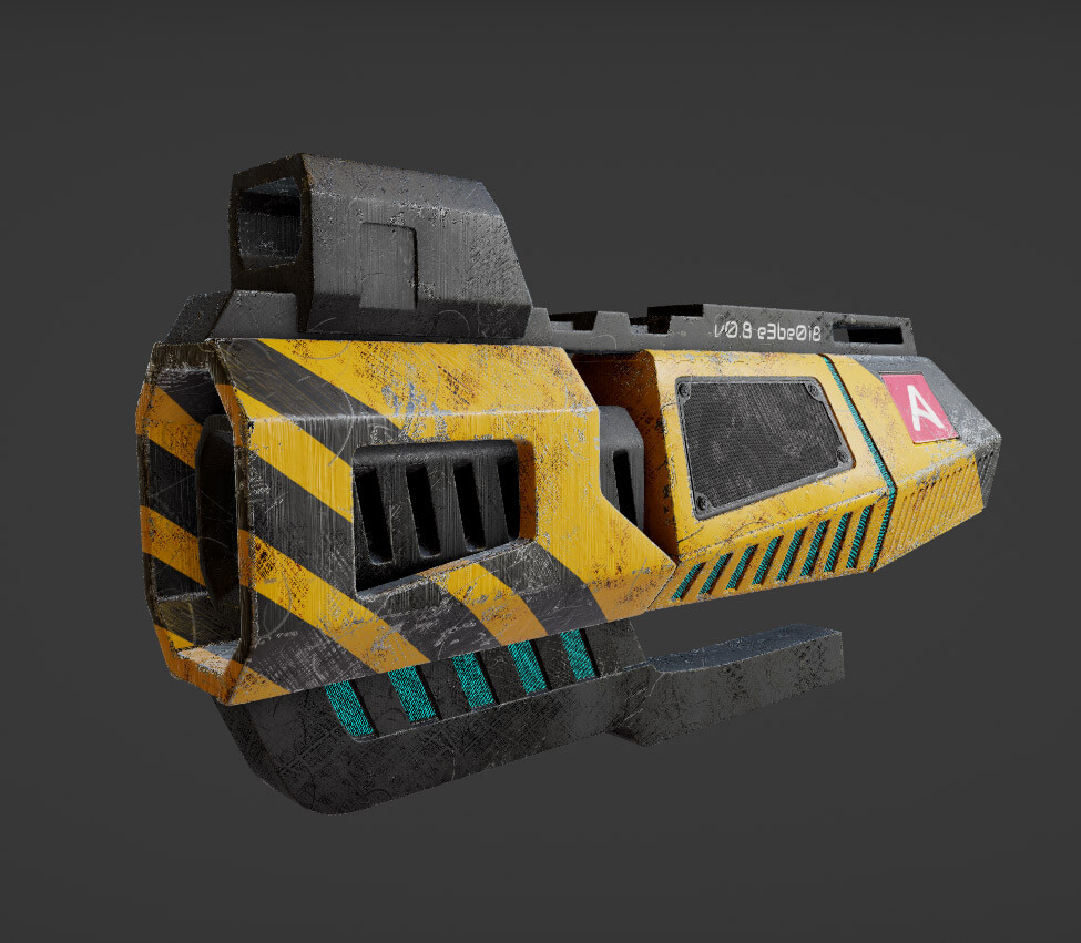 ArtStation - Sci fi gun