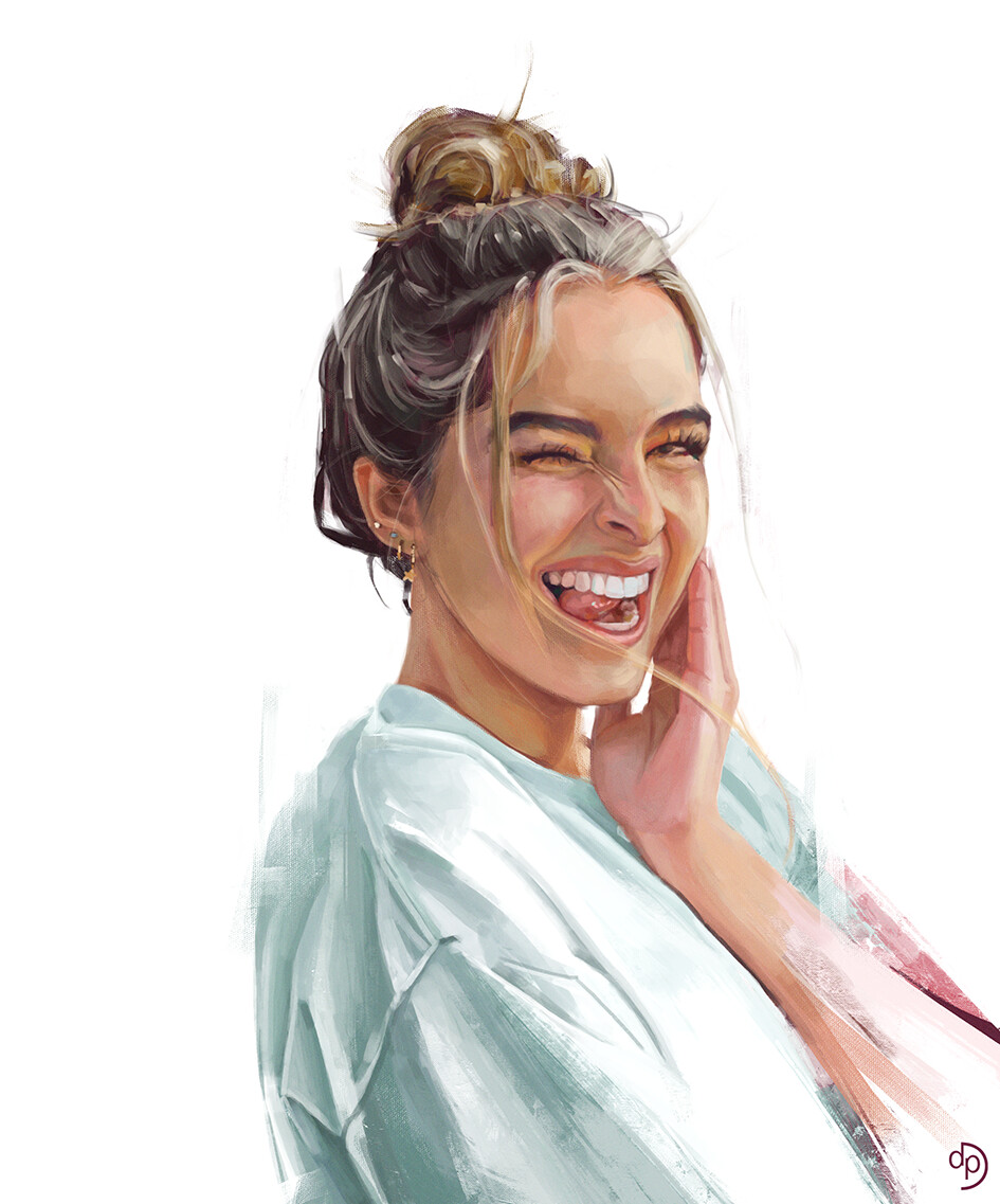 ArtStation - Addison Rae (study)