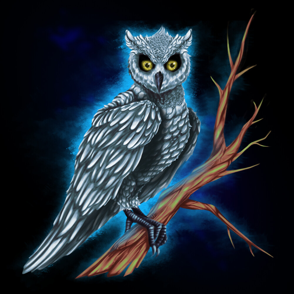 ArtStation - Demonic Owl
