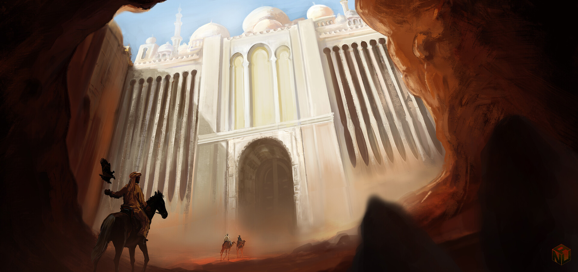 ArtStation - Medieval Palace Concept Art