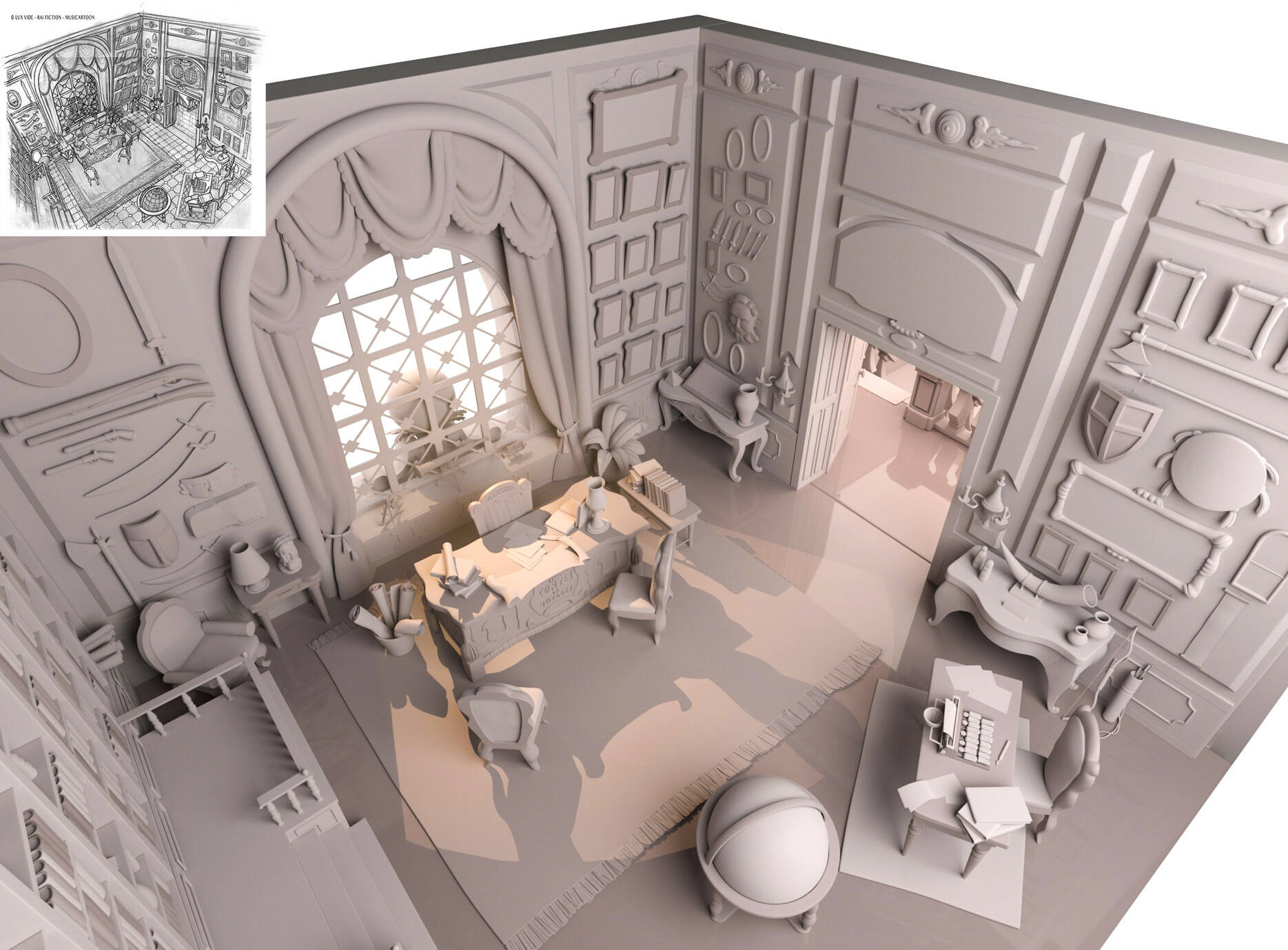 ArtStation - Adventurer's Office