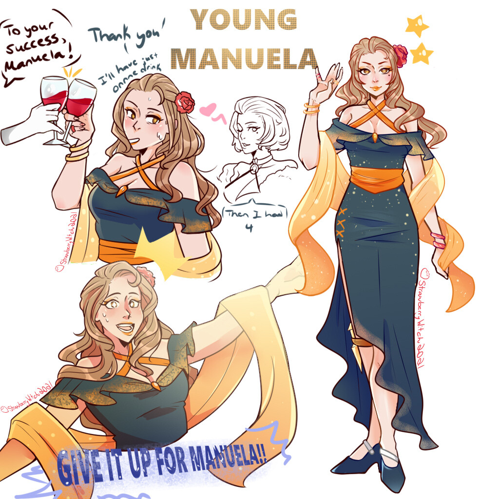 Strawberry Witch - FE3H: Young Manuela