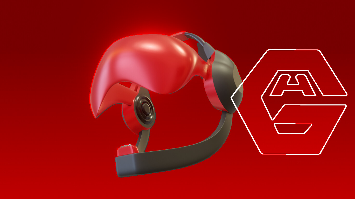 ArtStation - gamer helmet
