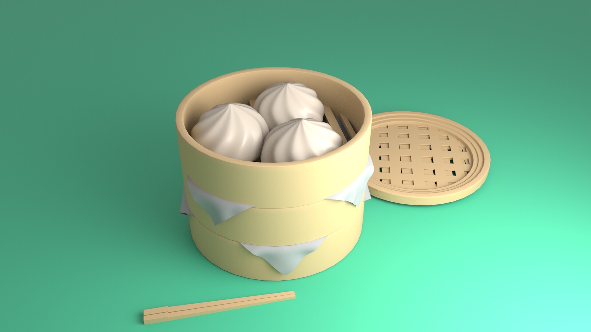 ArtStation - Steamed Buns