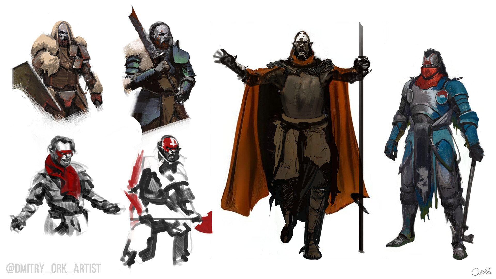 ArtStation - 20_07_21 orks_sketches