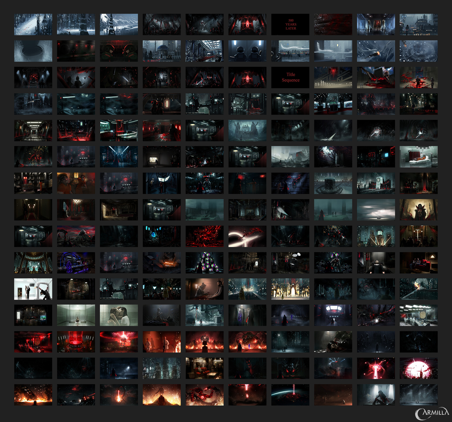 ArtStation - Color Script - Carmilla