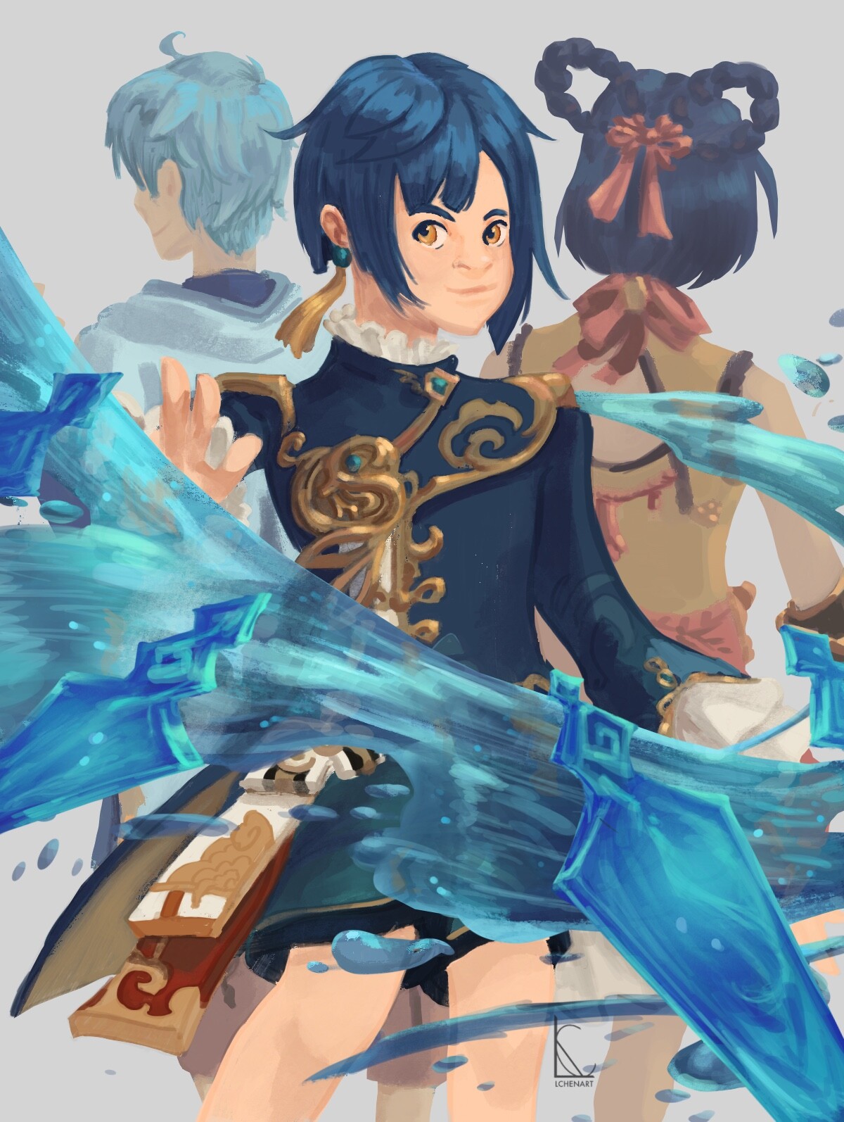 ArtStation - Trio (Genshin Impact)