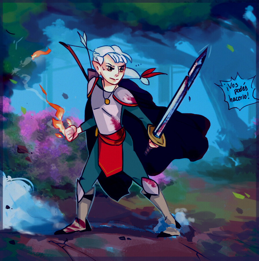 ArtStation - Fighting Elf