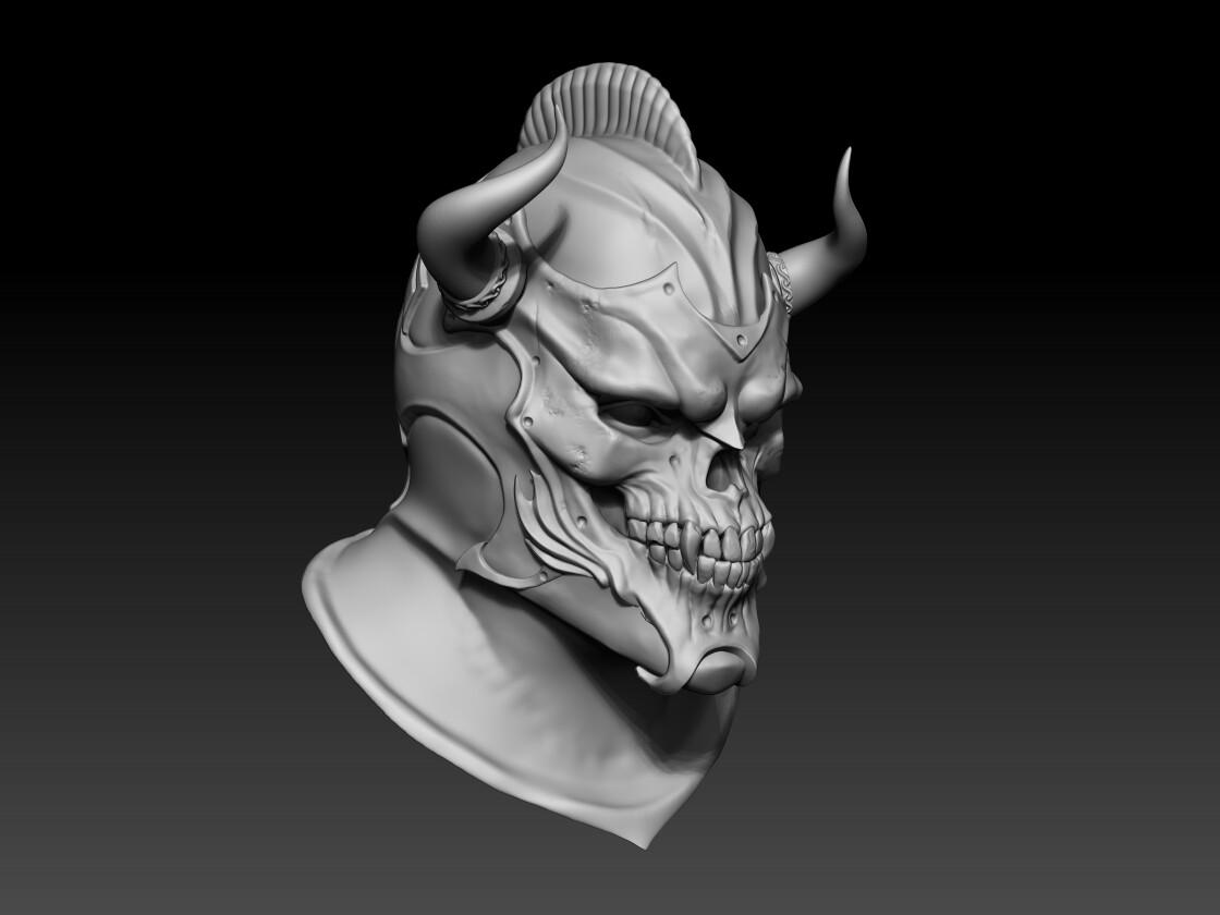 ArtStation - Death Helmet - Personal Concept sculpt