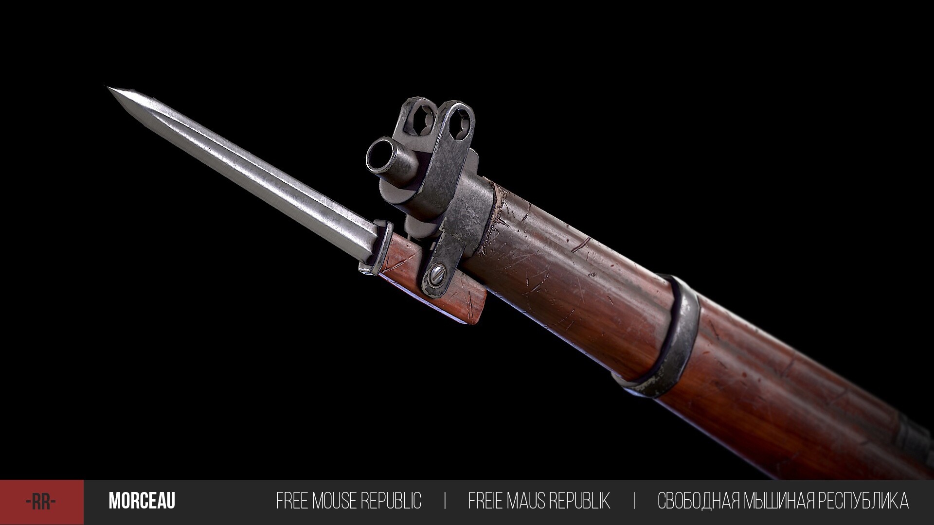 ArtStation - Mouse army rifle FMR.
