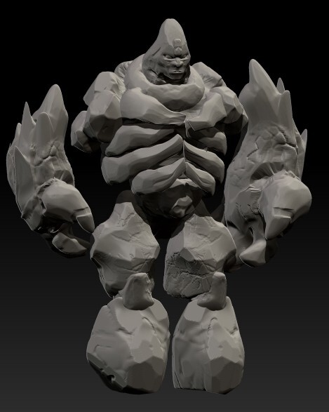 ArtStation - Rock Golem