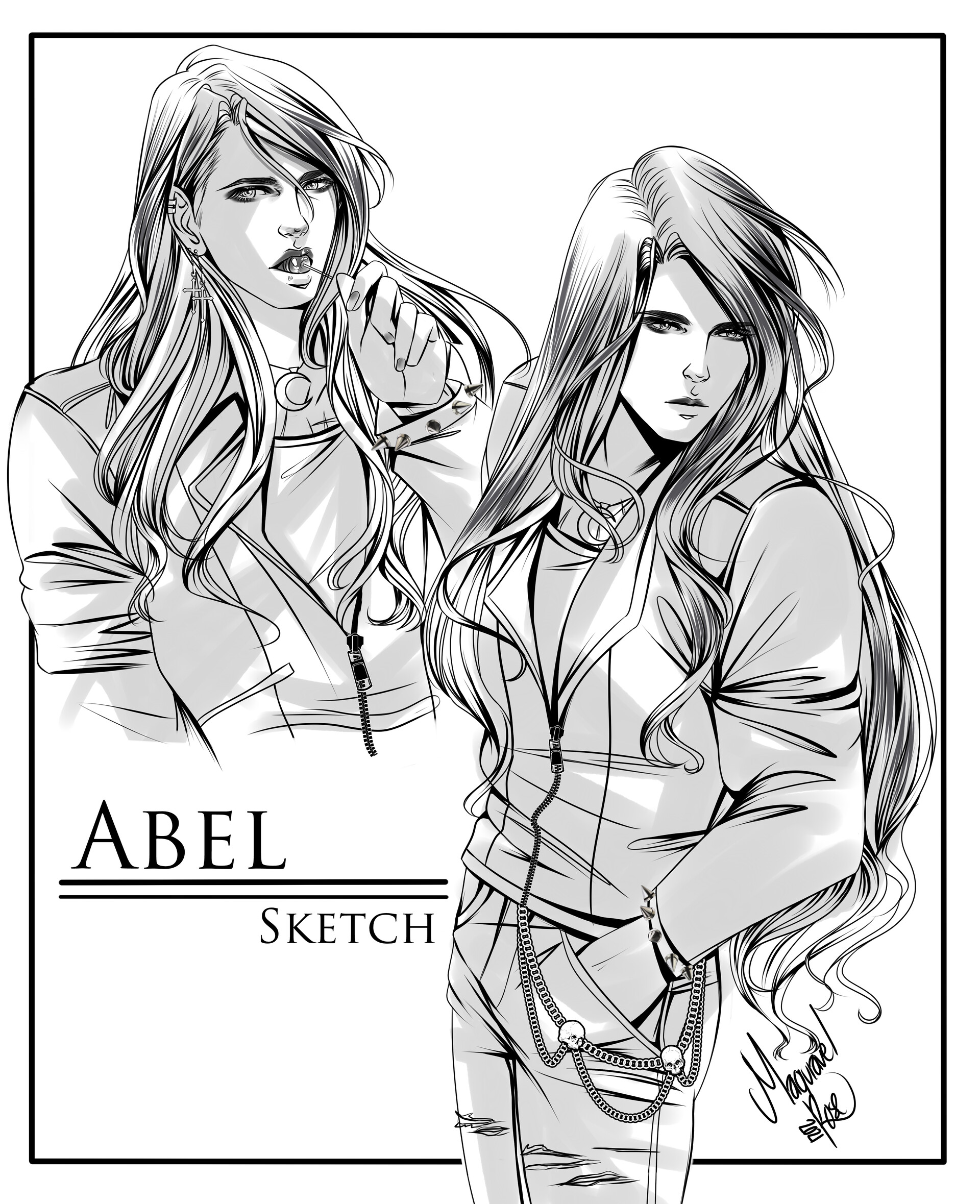 ArtStation - Abel Sketch