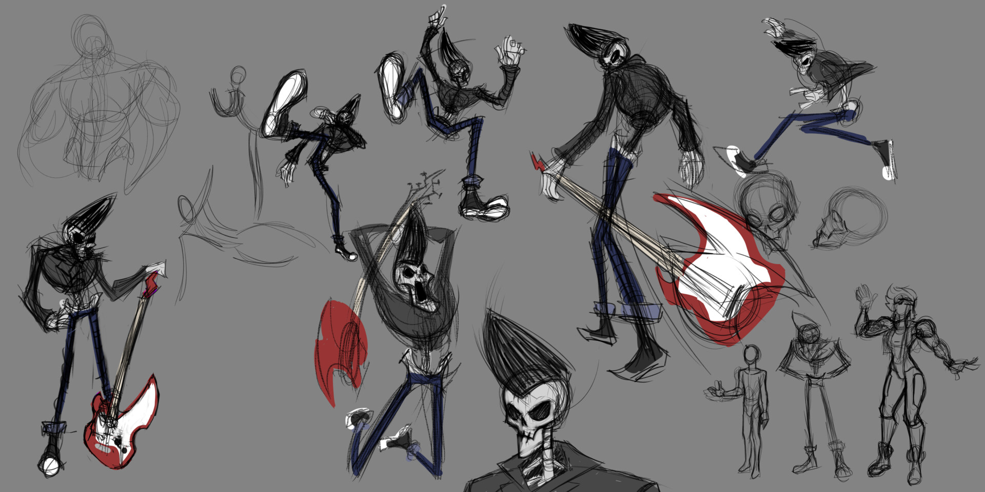 ArtStation - Rocker Character Concept