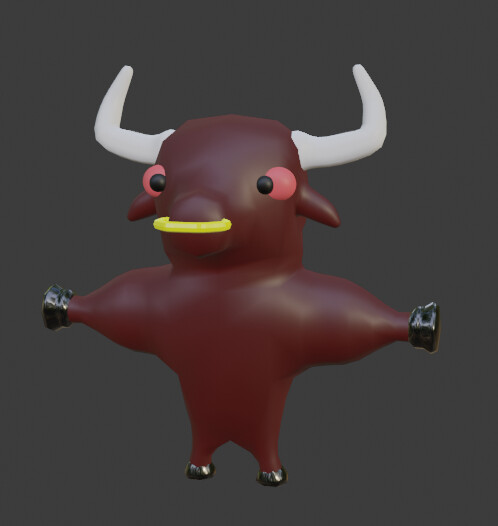 ArtStation - Bull anthropomorphised
