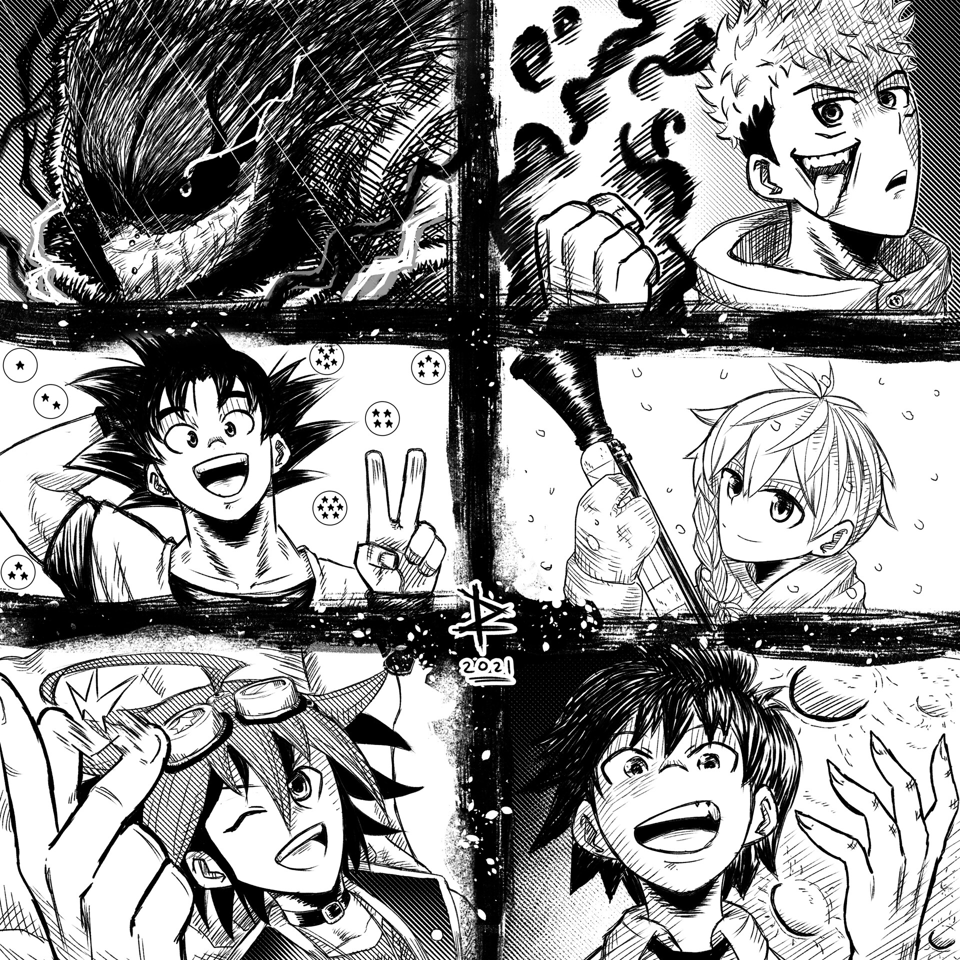 ArtStation - Personajes de manga