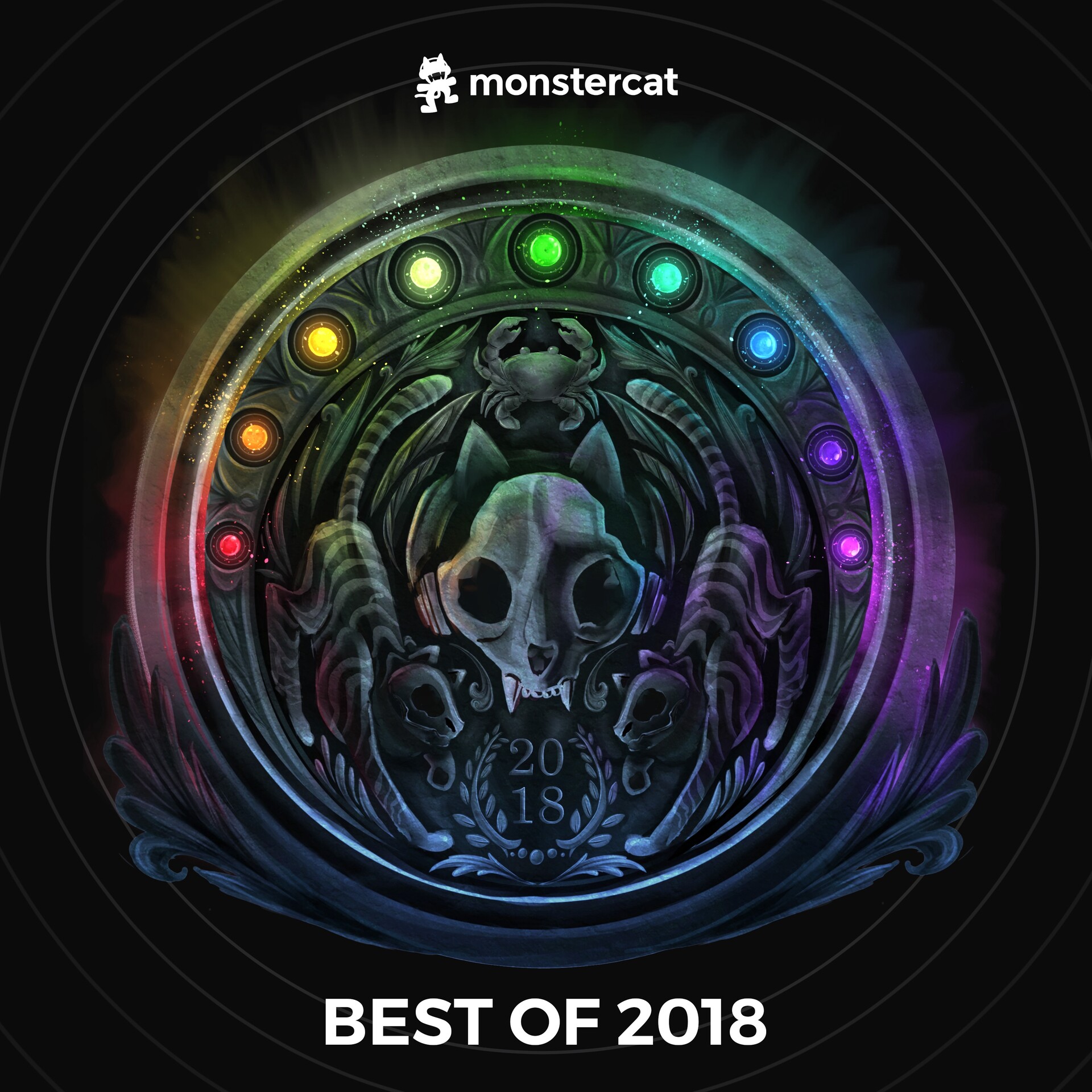 ArtStation - Monstercat Best of 2018 Cover Art