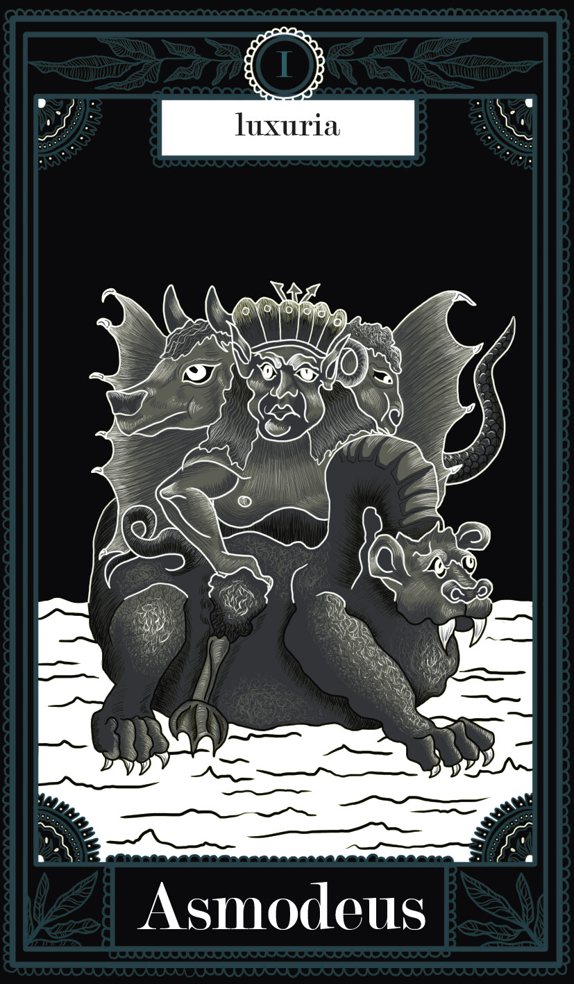 ArtStation - Tarot Cards Deck ''I'm a Monster''