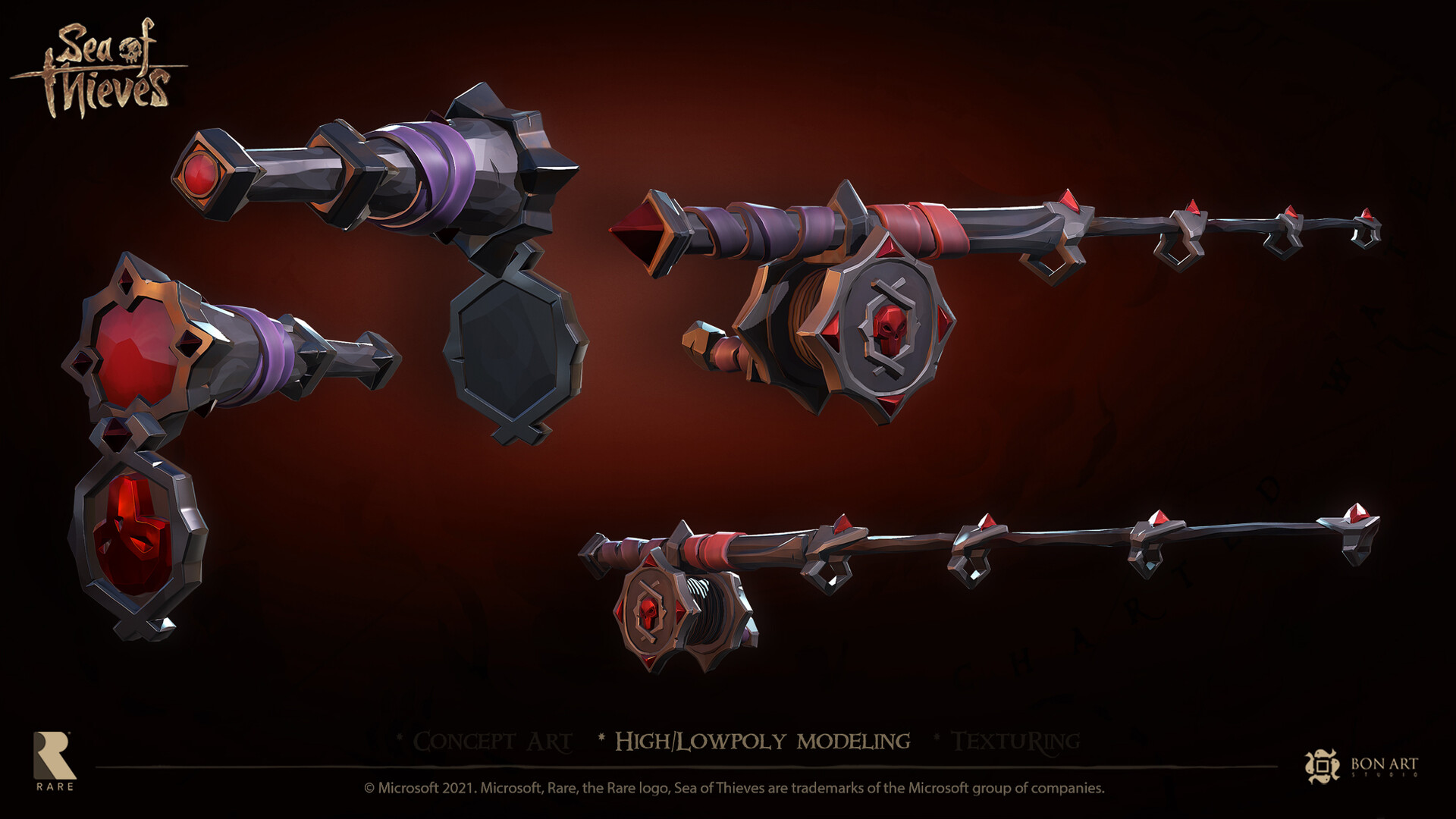 Nikola Enchev - Sea of Thieves - Dark Adventurer Props