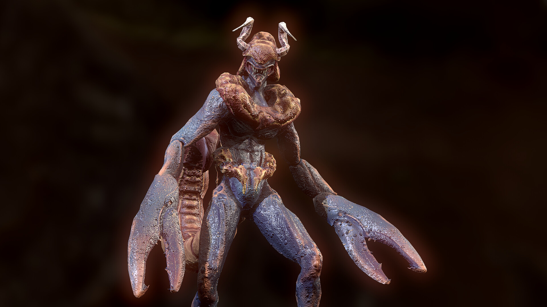 ArtStation - Demon Scorpio Low Poly Model