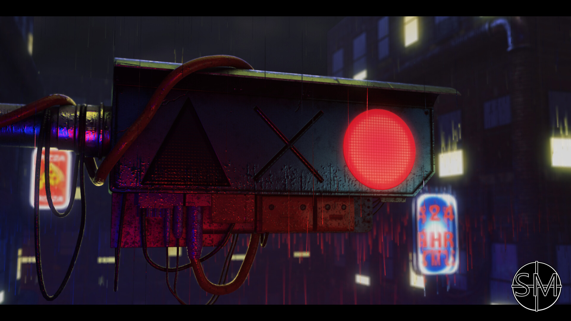 ArtStation - Science Fiction Street Light