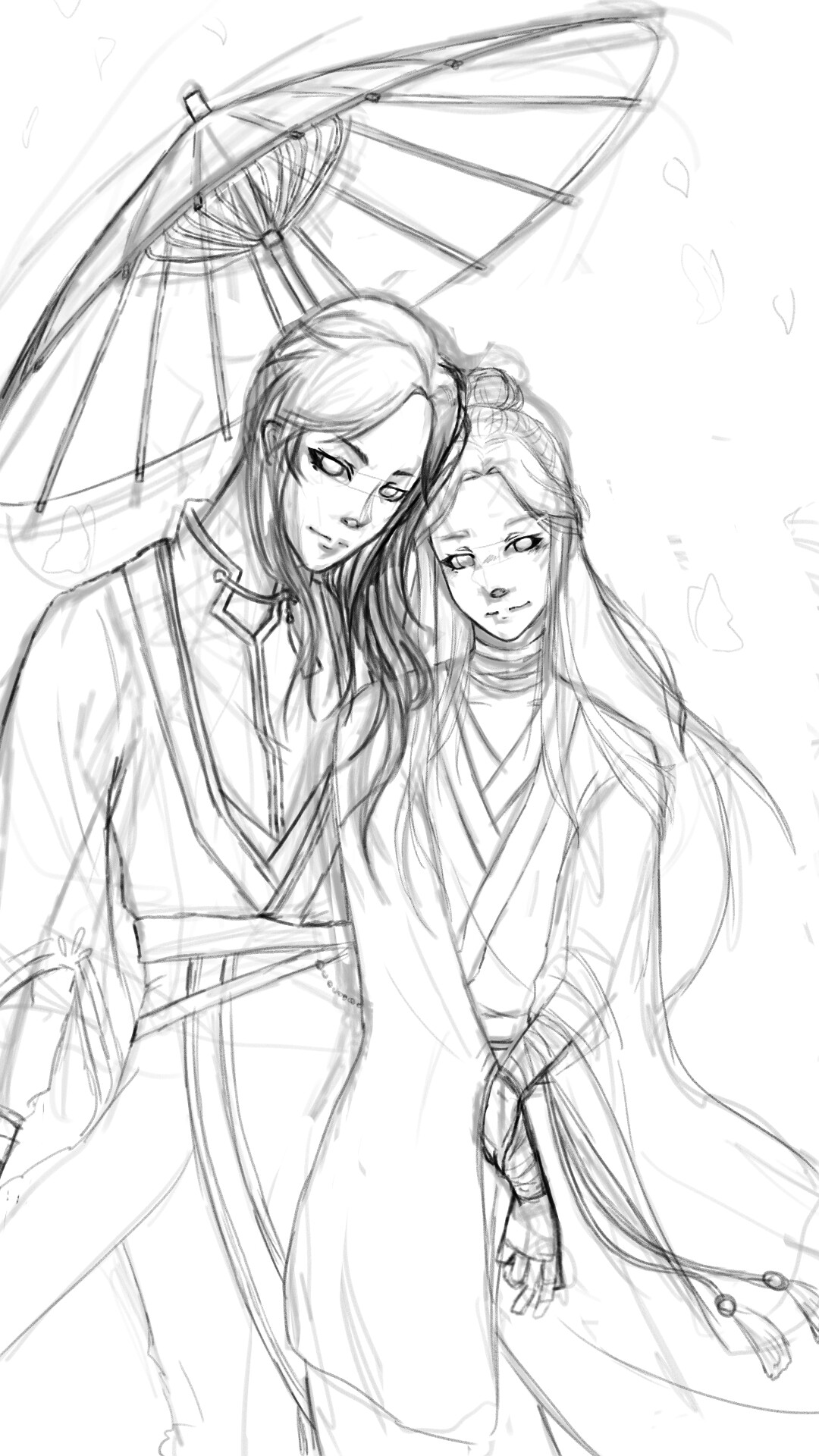 heaven official's blessing coloring pages