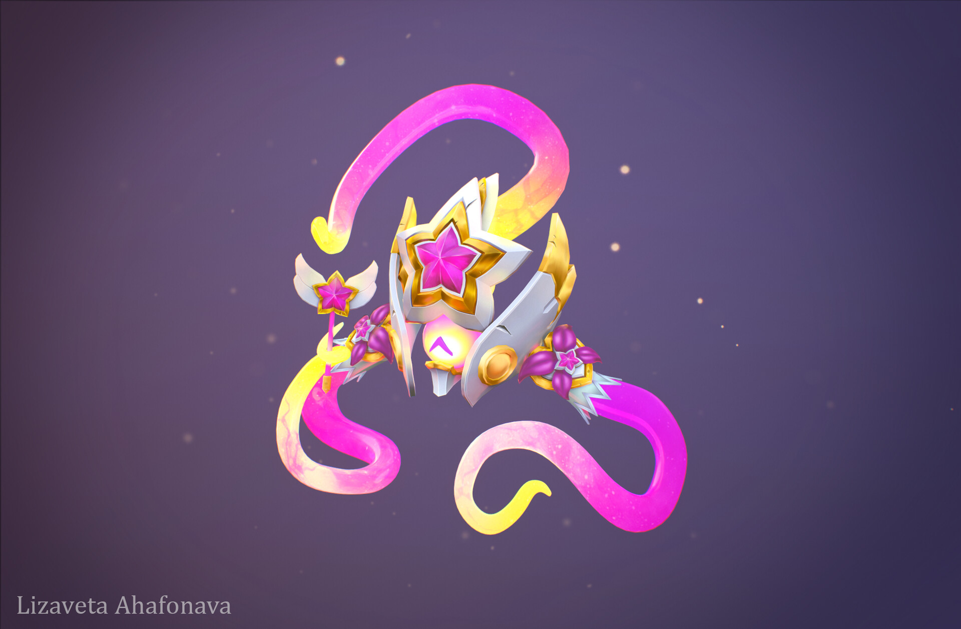 ArtStation - Vel'Koz - Star guardian (League of Legends fanart)