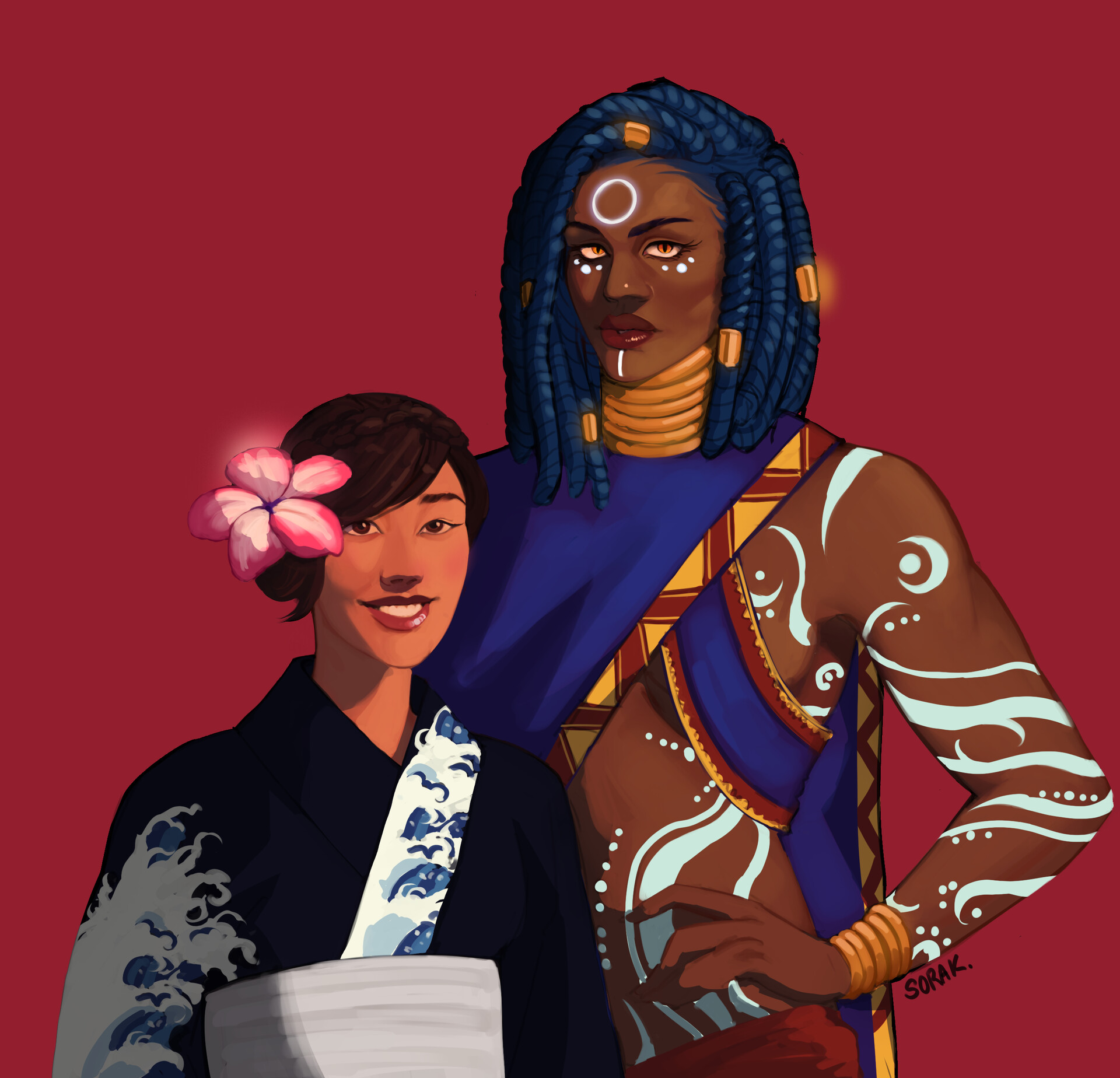 ArtStation - Commission - Lusca and Majiru