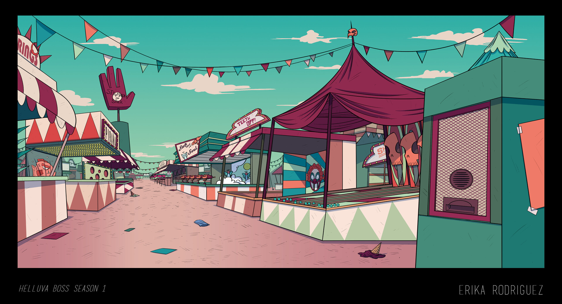 ArtStation - Helluva Boss season 1 Loo loo land