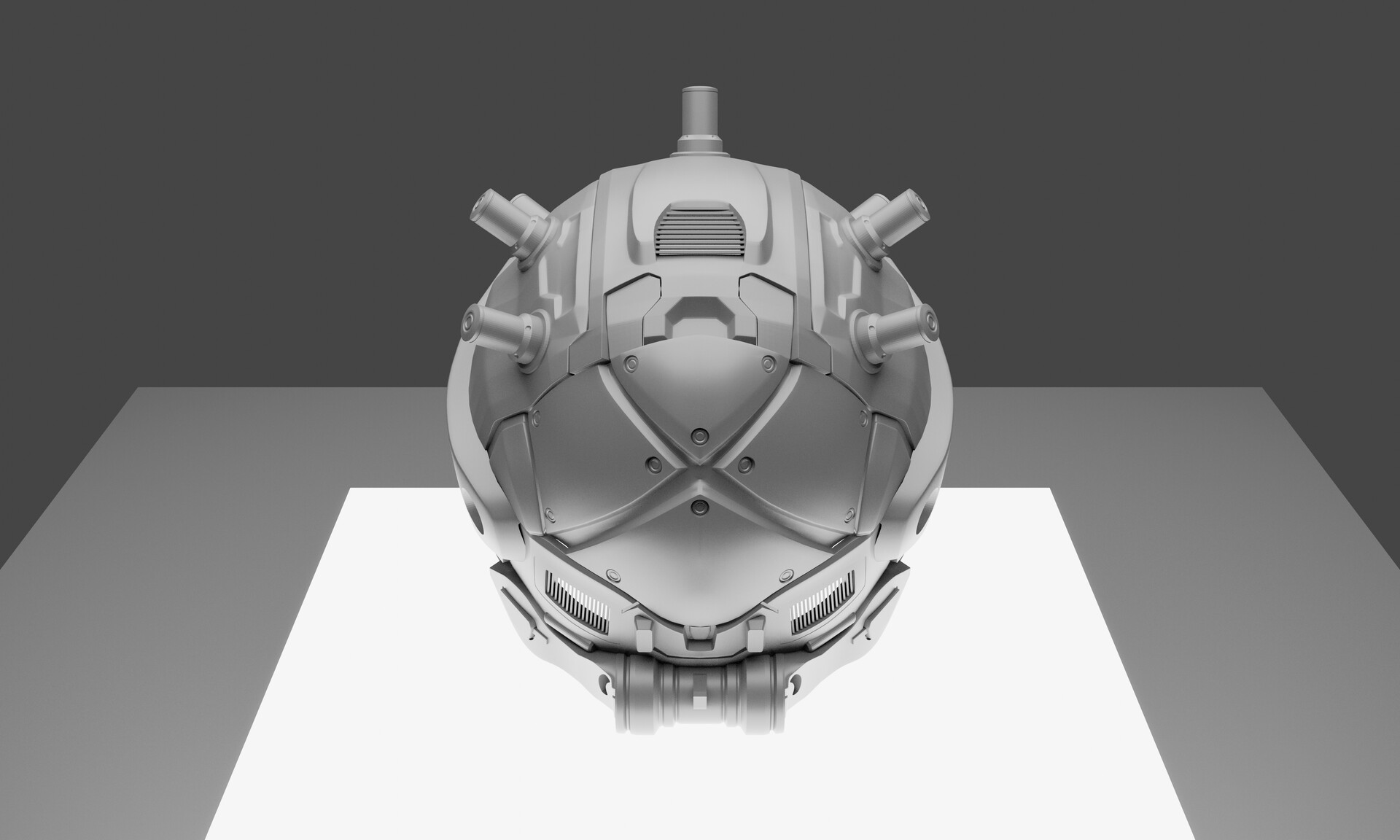 Kevin Liu - Cloak pilot Helmet-Titanfall2 3d printing project