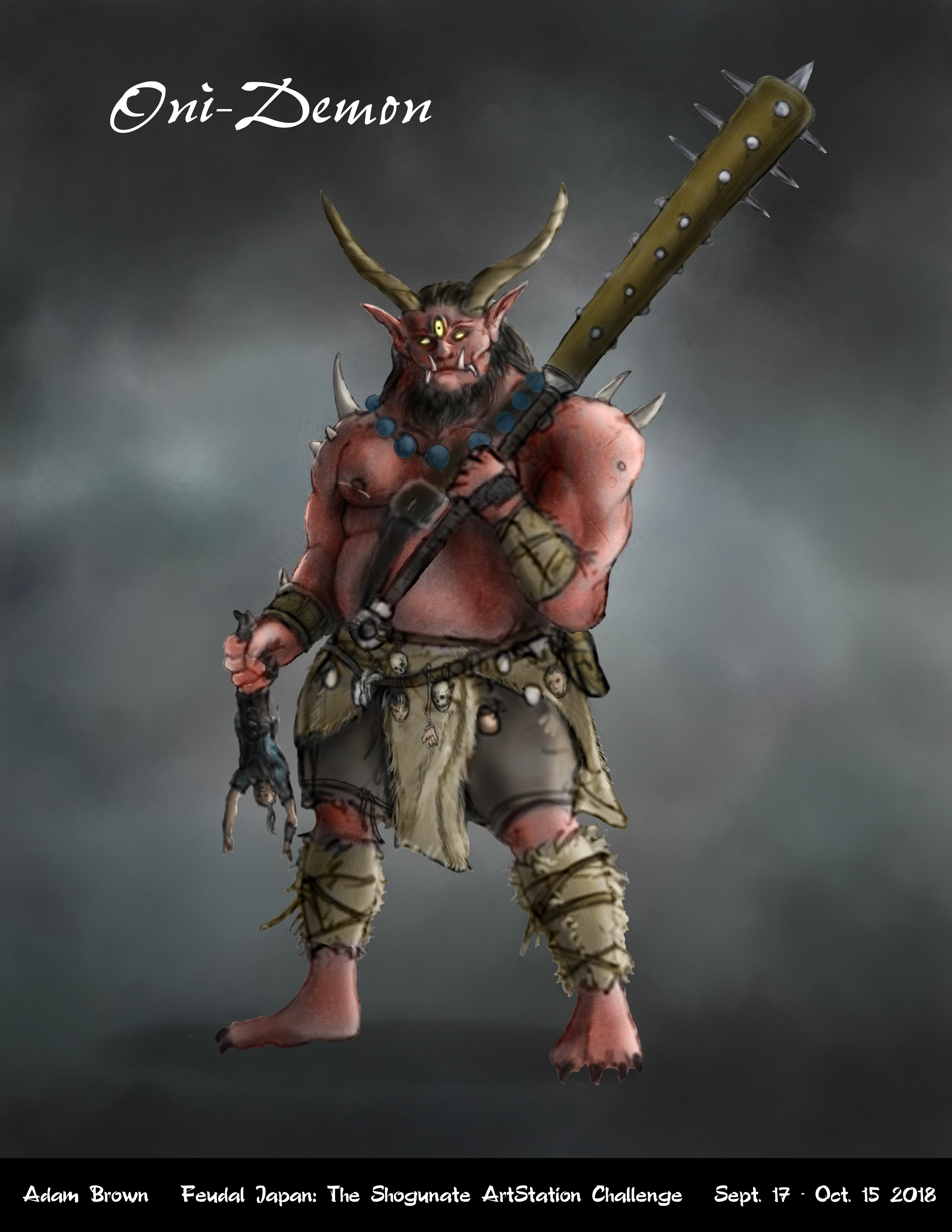 Adam Brown - Daimyo with Dragon Scroll- Feudal Japan Characters