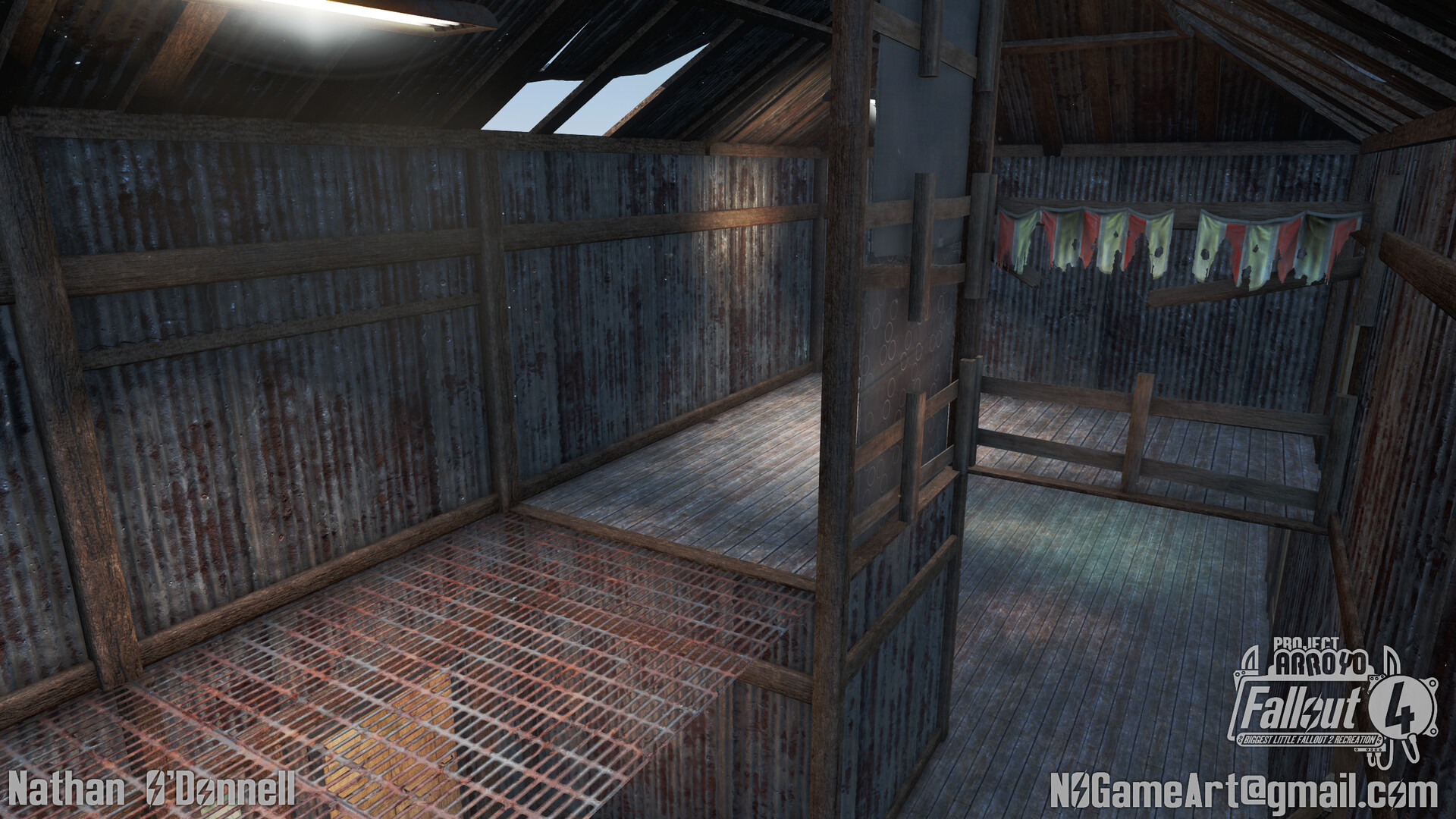 Nathan O'Donnell - Fallout 4: Project Arroyo - Junk Shack Environment Kit