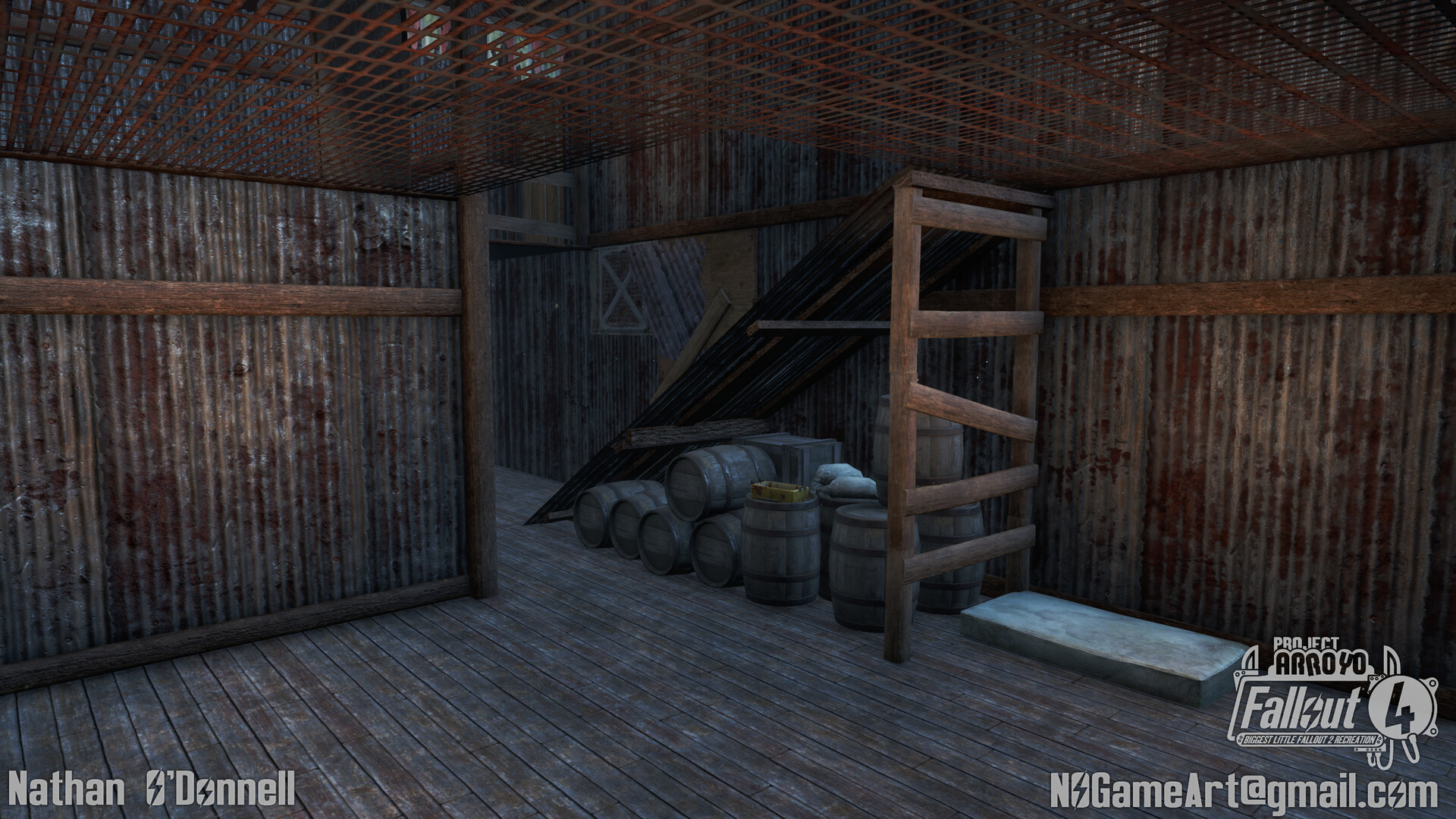 Nathan O'Donnell - Fallout 4: Project Arroyo - Junk Shack Environment Kit