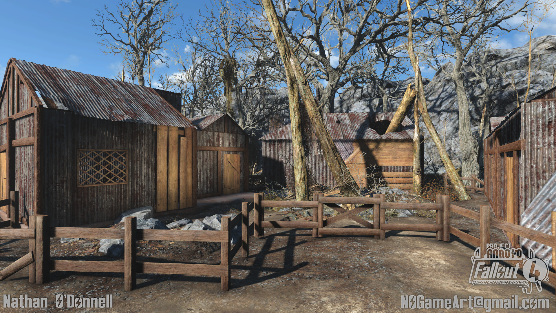 Nathan O'Donnell - Fallout 4: Project Arroyo - Junk Shack Environment Kit