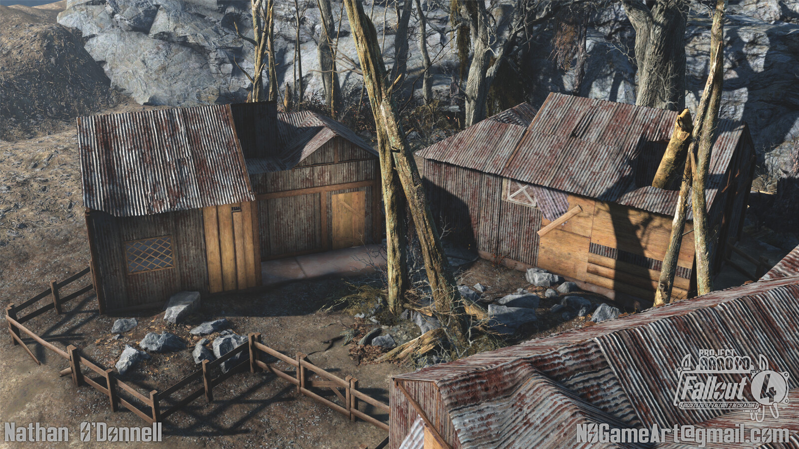 Nathan O'Donnell - Fallout 4: Project Arroyo - Junk Shack Environment Kit