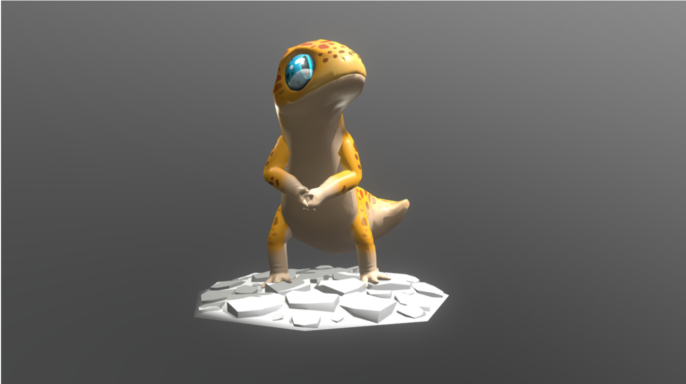 Abby Cronin - (3D) Leopard Gecko