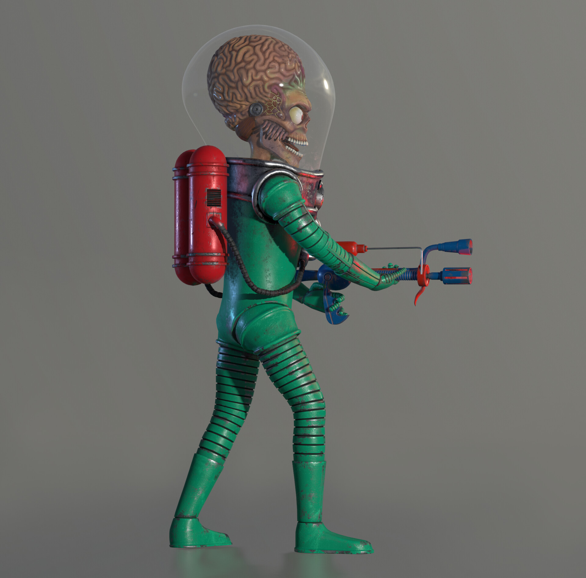 David Therrien - The Martian from "Mars Attacks!"