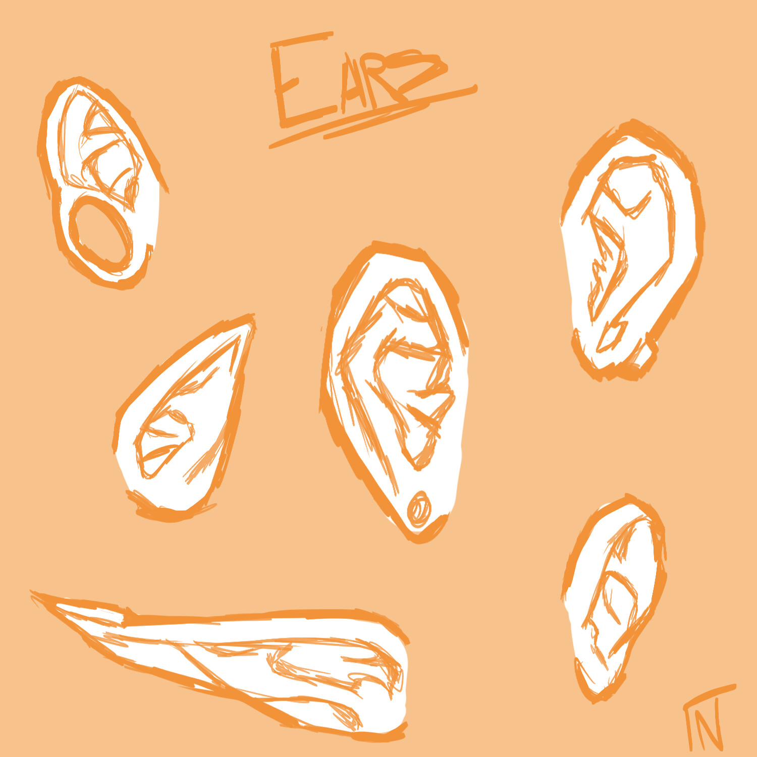 ArtStation - Ears Sketch