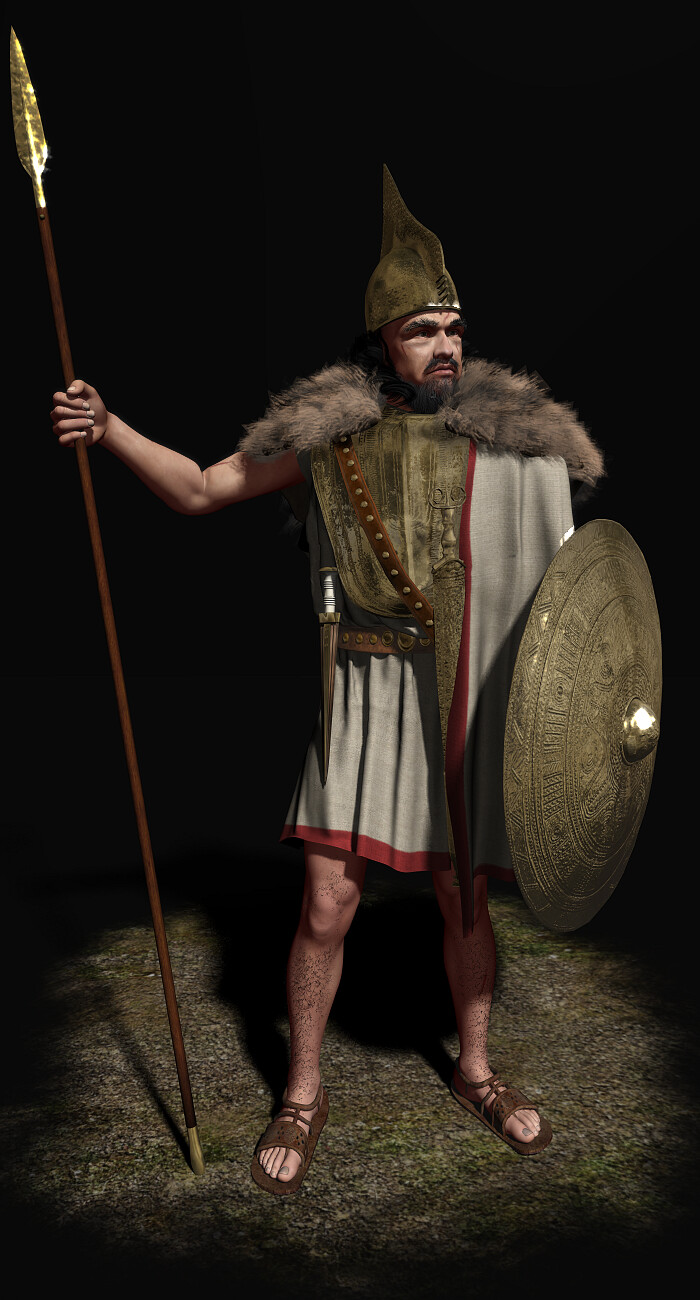 ArtStation - Villanova Clan Chieftain 753 BC