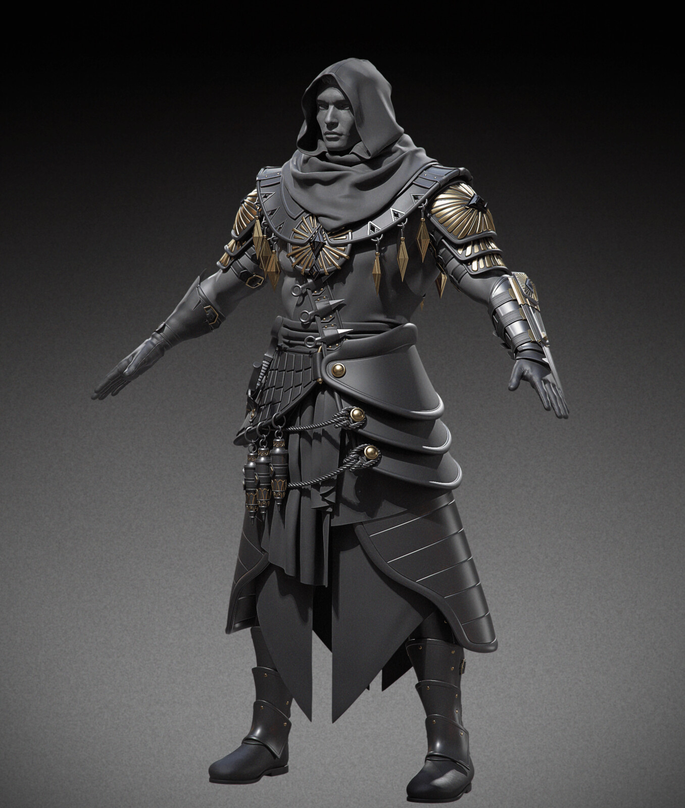 ABOUTCG - 游戏角色线下班第8、9期 林同学作品